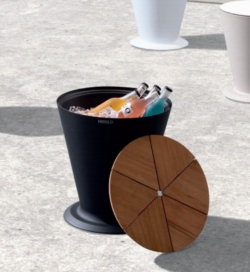 Coffee table Αλουμινίου Higold Icoo Charcoal Epilegin